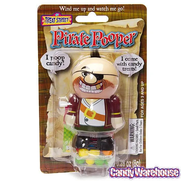 Treat Street Wind-up Pirate Candy Poopers: 3-Piece Set | Candy Warehouse