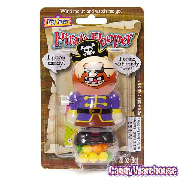 Treat Street Wind-up Pirate Candy Poopers: 3-Piece Set | Candy Warehouse