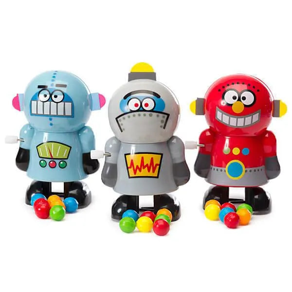 Treat Street Wind-up Robot Candy Poopers: 3-Piece Set | Candy Warehouse