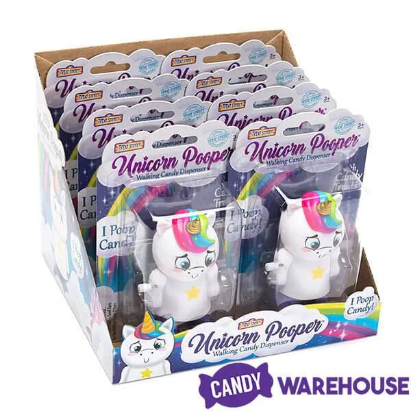 Treat Street Wind-up Unicorn Candy Poopers: 8-Piece Set – Candy Warehouse