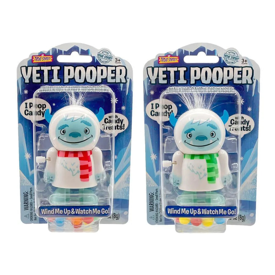 Treat Street Wind-Up Yeti Candy Poopers: 8-Piece Set | Candy Warehouse