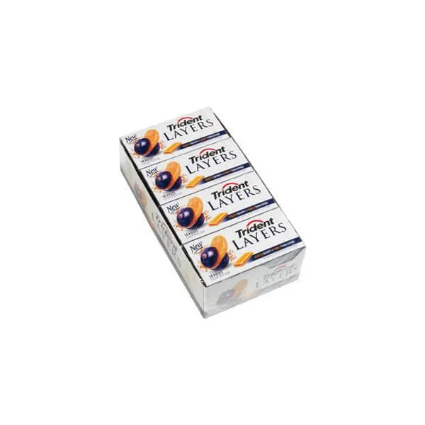 Trident Layers Sugar Free Gum Packs - Berry Tangerine: 12-Piece Box ...