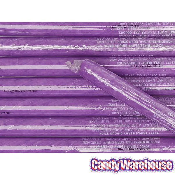Triple Berry Hard Candy Sticks: 100-Piece Box | Candy Warehouse