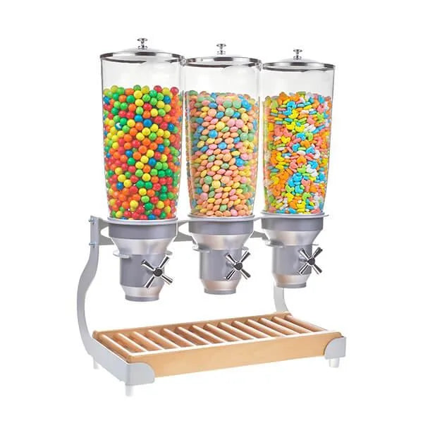 Triple Cylinder Tabletop Candy Dispenser: 1.4 Gallon – Candy Warehouse