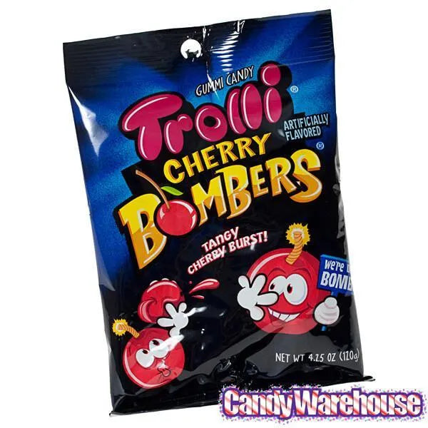 Trolli Cherry Bombers Gummy Candy: 3LB Box | Candy Warehouse