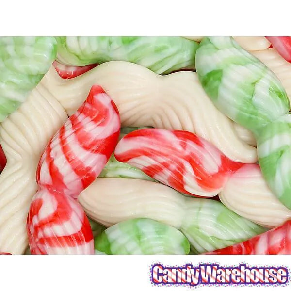 Trolli Santa & Elves Gummy Mustache Candy: 40-Piece Bag | Candy Warehouse