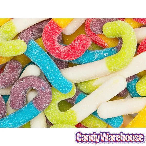 Trolli Sour Brite Mini Canes Jelly Candy Canes: 9-Ounce Bag | Candy ...