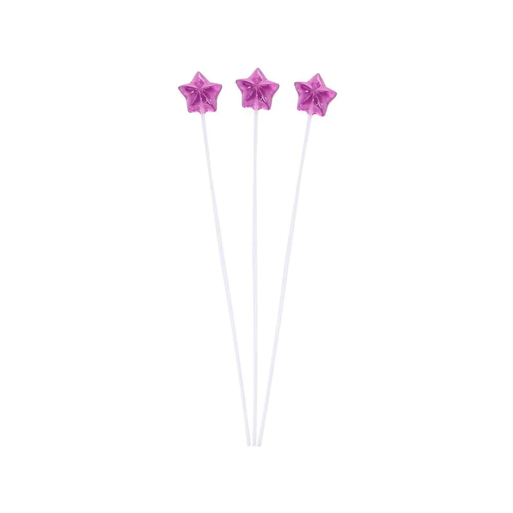 Twinkle Candy Star Lollipops - Purple: 120-Piece Bag | Candy Warehouse
