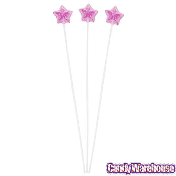 Twinkle Candy Star Lollipops - Purple: 120-Piece Bag | Candy Warehouse