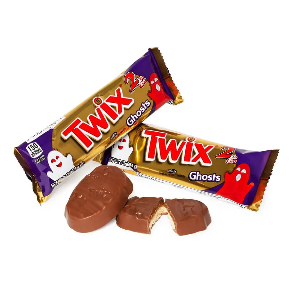 Twix Ghosts Halloween Candy Bars: 24-Piece Box – Candy Warehouse