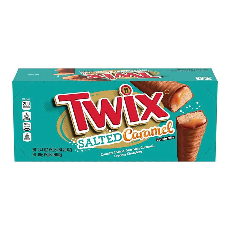 Twix Salted Caramel Candy Bars: 20-Piece Box – Candy Warehouse