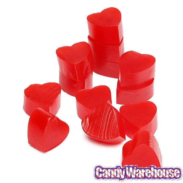 Twizzlers Heart Shaped Strawberry Nibs Candy: 2LB Bag | Candy Warehouse
