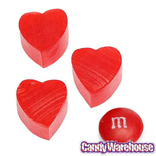 Twizzlers Heart Shaped Strawberry Nibs Candy: 2LB Bag | Candy Warehouse