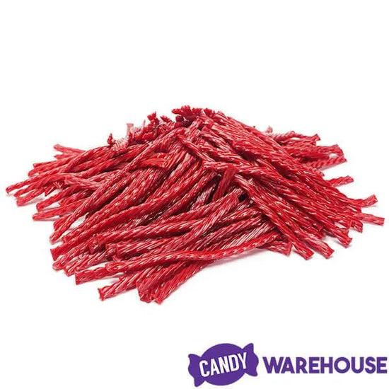 Twizzlers Strawberry Licorice Twists - Unwrapped: 5LB Tub | Candy Warehouse