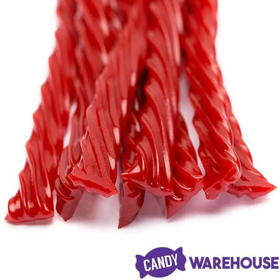 Twizzlers Strawberry Licorice Twists - Unwrapped: 5LB Tub | Candy Warehouse