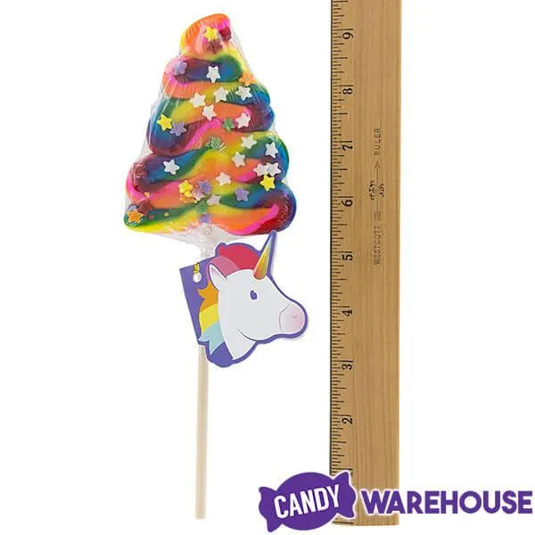 Unicorn Poop Rainbow Swirl Lollipops: 18-Piece Display – Candy Warehouse