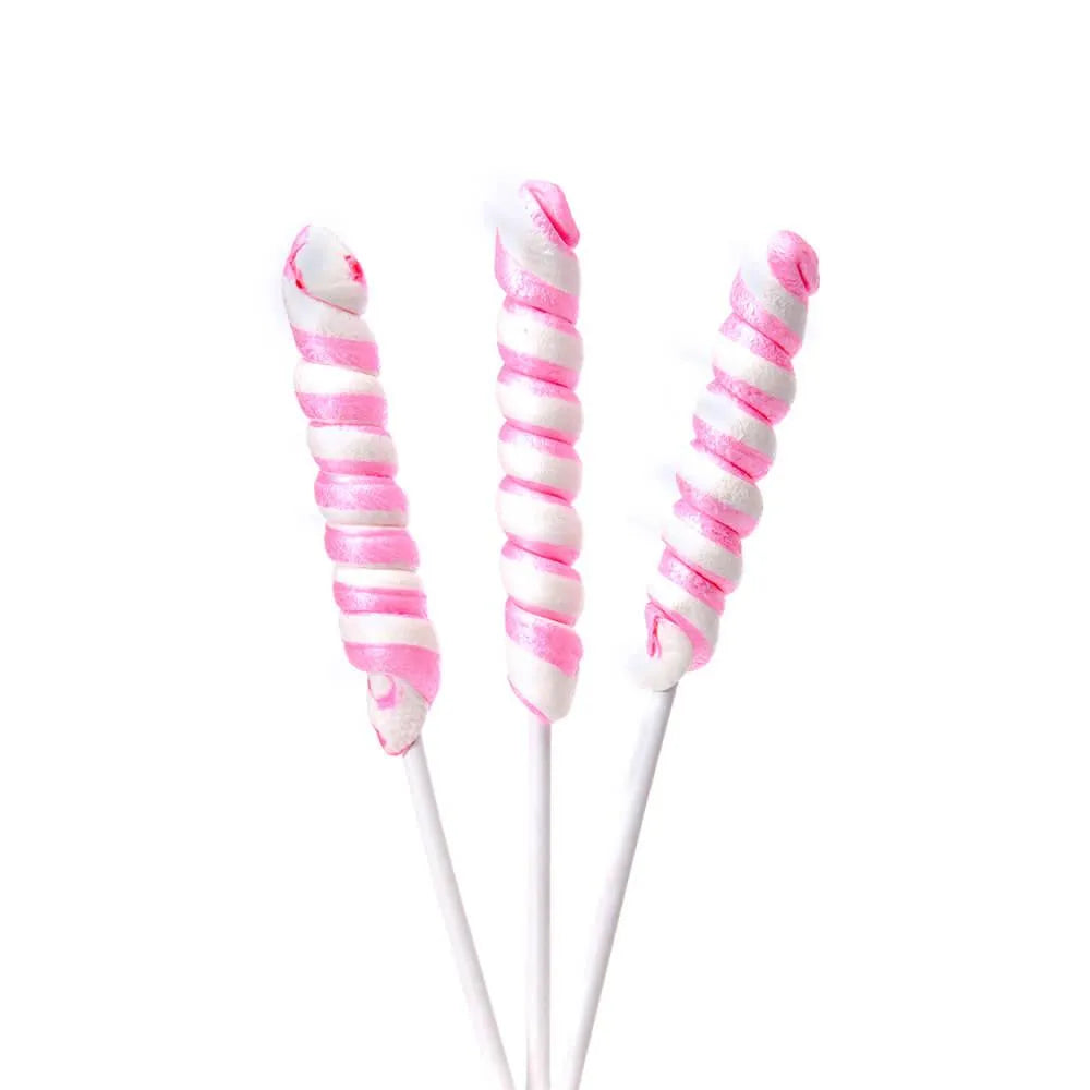 Unicorn Pops Twist Suckers - Light Pink: 24-Piece Jar – Candy Warehouse