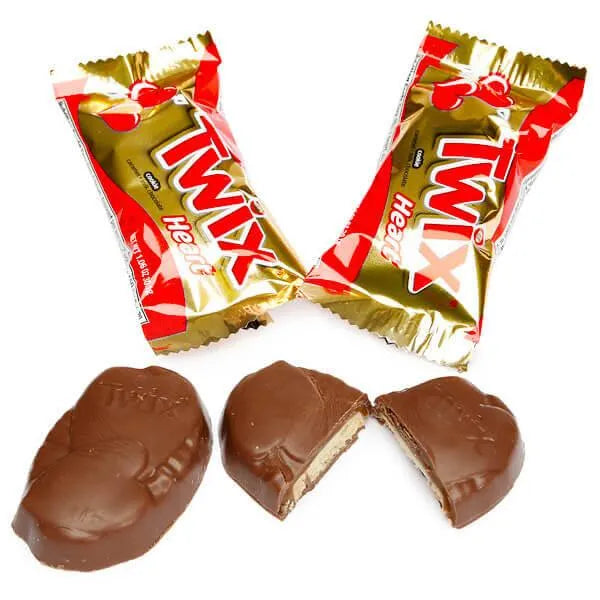 Valentine Twix Caramel Hearts: 24-Piece Box – Candy Warehouse