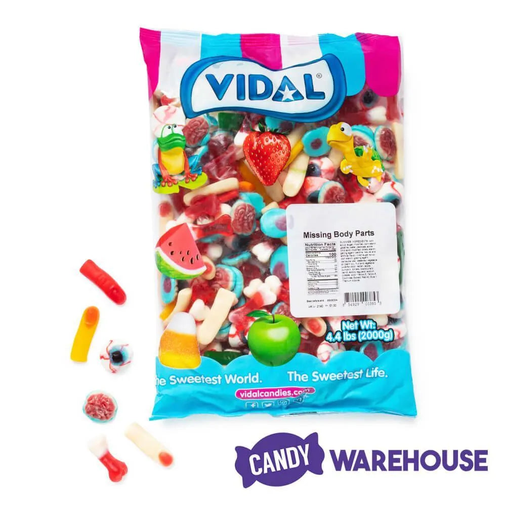 Vidal Missing Body Part Gummies: 2KG Bag – Candy Warehouse