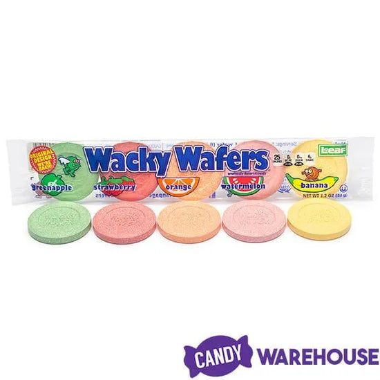 Wacky Wafers Candy 1.2-Ounce Packs: 24-Piece Box | Candy Warehouse