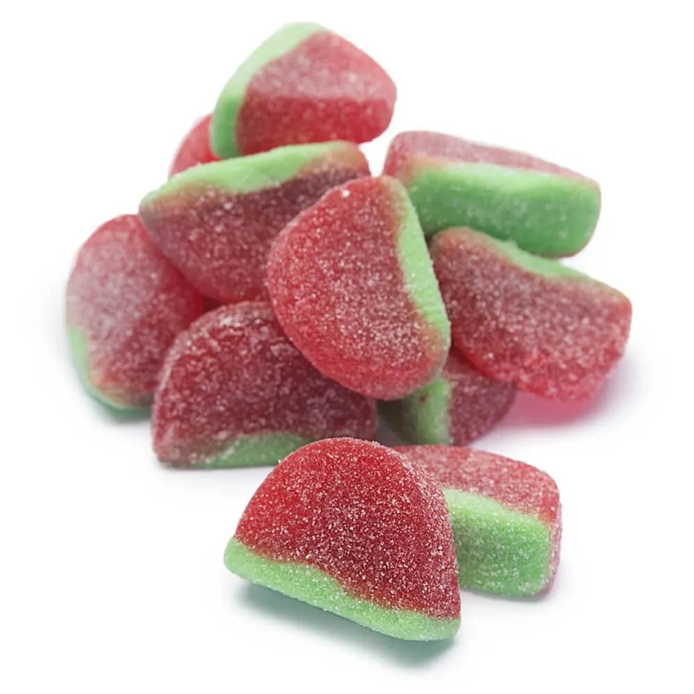 Watermelon Fruit Jell Slices Candy: 2KG Bag – Candy Warehouse
