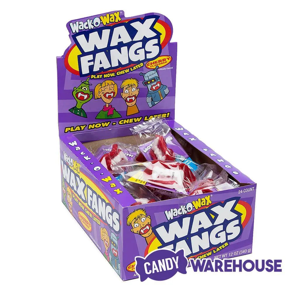 Wax Fangs Candy: 24-Piece Box – Candy Warehouse