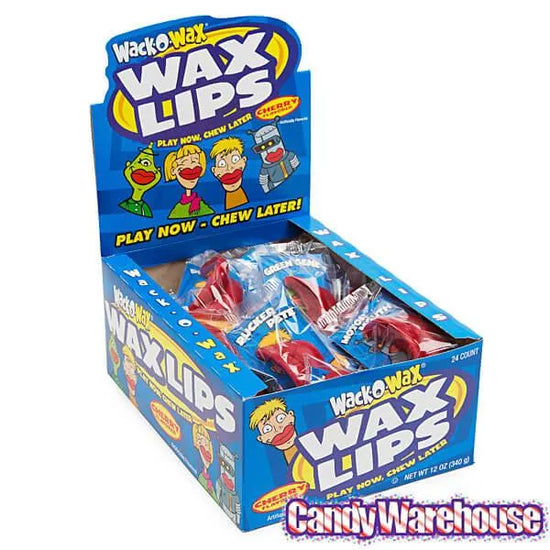 Wax Lips Candy: 24-Piece Box | Candy Warehouse