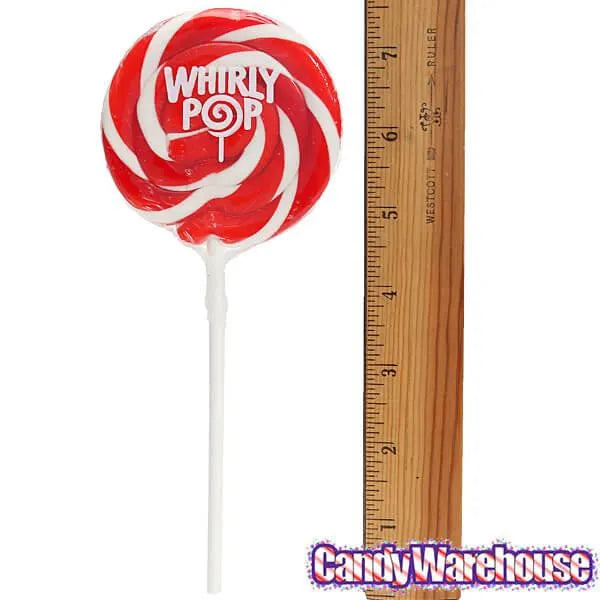 Whirly Pop 1.5-Ounce Swirl Suckers - Red: 24-Piece Display – Candy ...