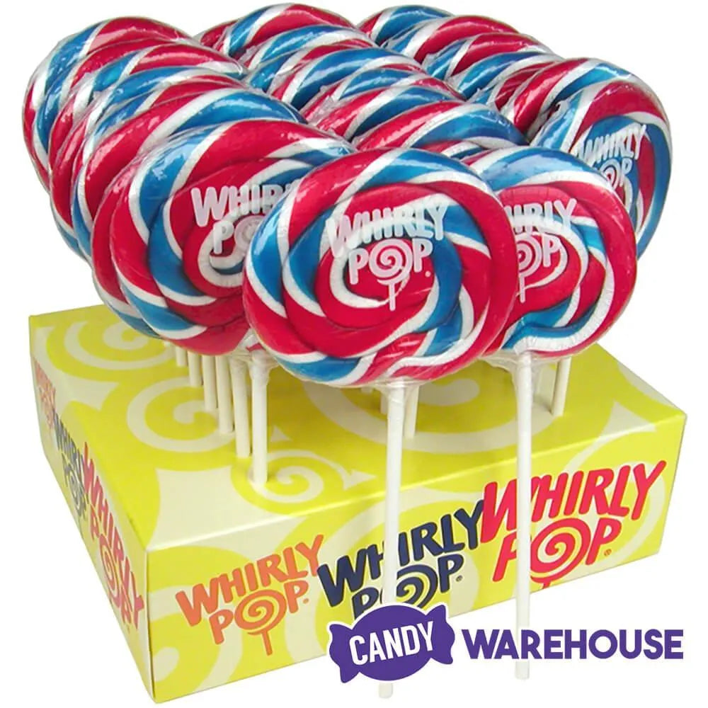 Whirly Pop 1.5-Ounce Swirl Suckers - USA: 24-Piece Display – Candy ...
