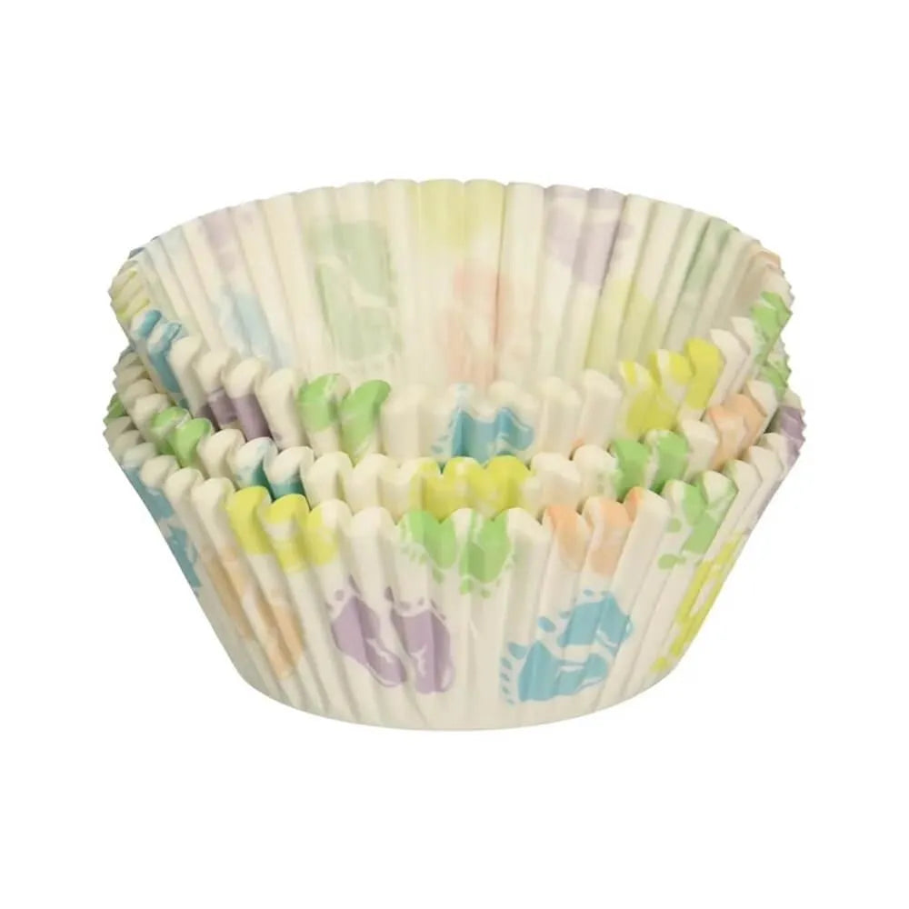Wilton Baby Feet Baking Cup Liners: 75-Piece Bag – Candy Warehouse