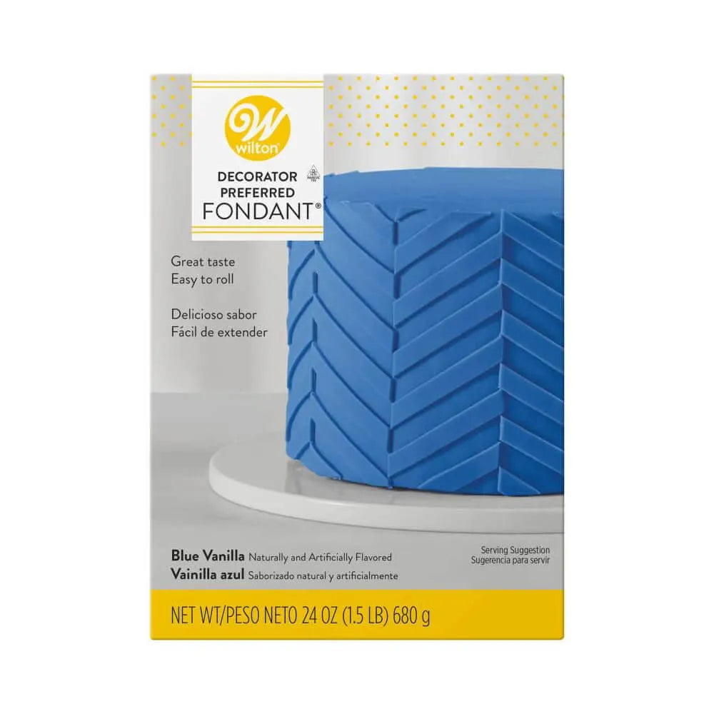 Wilton Decorator Preferred Fondant - Blue: 24-Ounce Package – Candy ...