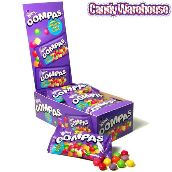 Wonka Oompas Candy Packs: 24-Piece Box – Candy Warehouse