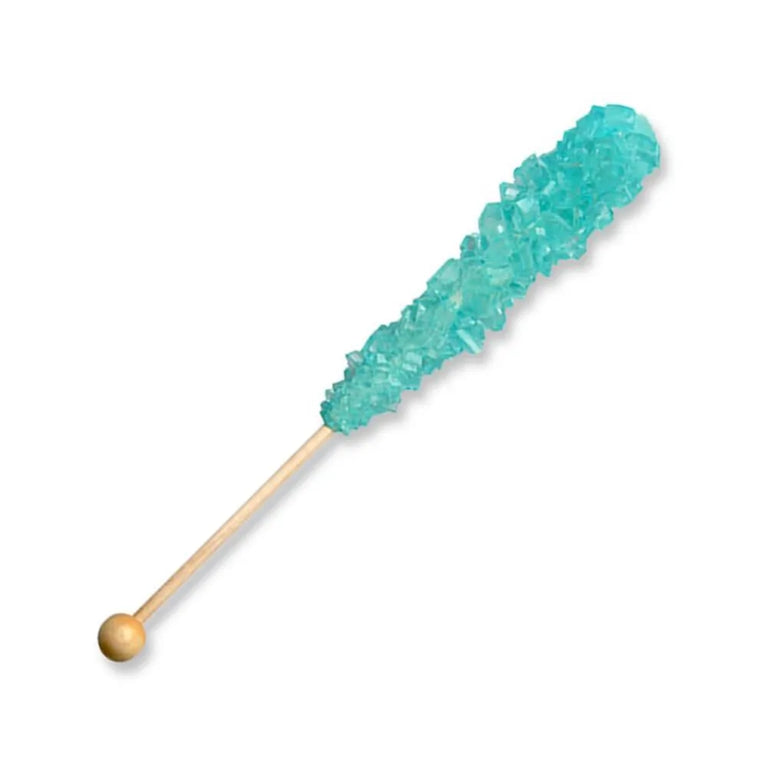 Rock Candy Crystal Sticks - Light Blue - Wrapped: 100-Piece Case ...