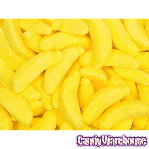 Yellow Gummy Bananas Candy: 2KG Bag | Candy Warehouse