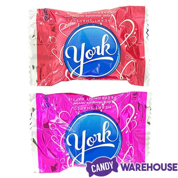 York Peppermint Patties Candy Hearts: 20-Piece Bag – Candy Warehouse