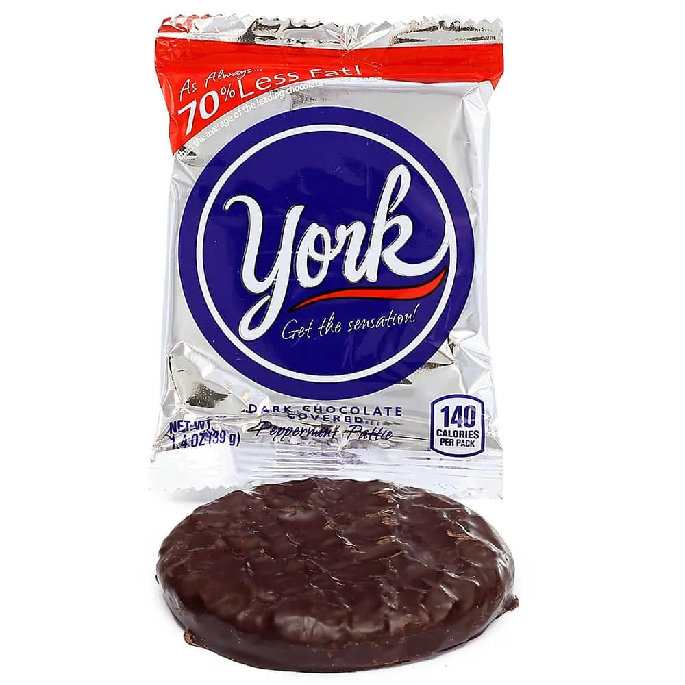 York Peppermint Patties Candy Packs: 36-Piece Box – Candy Warehouse