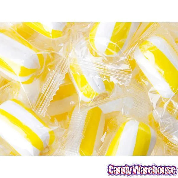 YumJunkie Sassy Cylinders Banana Yellow Striped Hard Candy: 5LB Bag ...