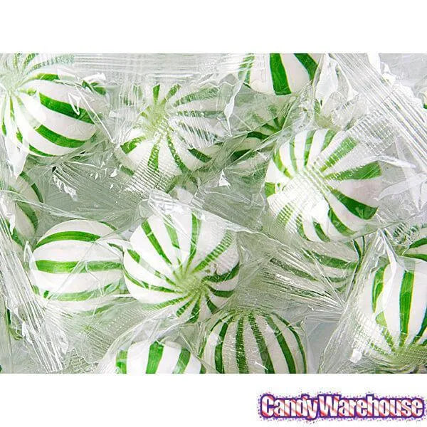 YumJunkie Sassy Spheres Lime Green Striped Candy Balls: 5LB Bag – Candy ...