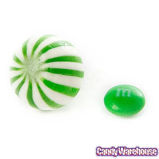 YumJunkie Sassy Spheres Lime Green Striped Candy Balls: 5LB Bag | Candy ...