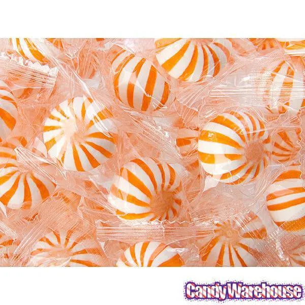 YumJunkie Sassy Spheres Orange Striped Candy Balls: 5LB Bag – Candy ...