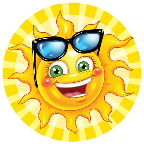 YumJunkie Sweet Suns Yellow Swirl Hard Candy Circles: 30-Piece Jar ...