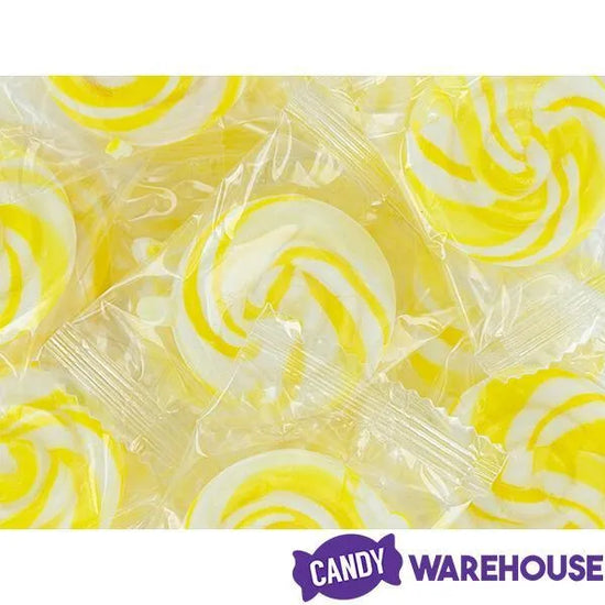 YumJunkie Sweet Suns Yellow Swirl Hard Candy Circles: 30-Piece Jar ...